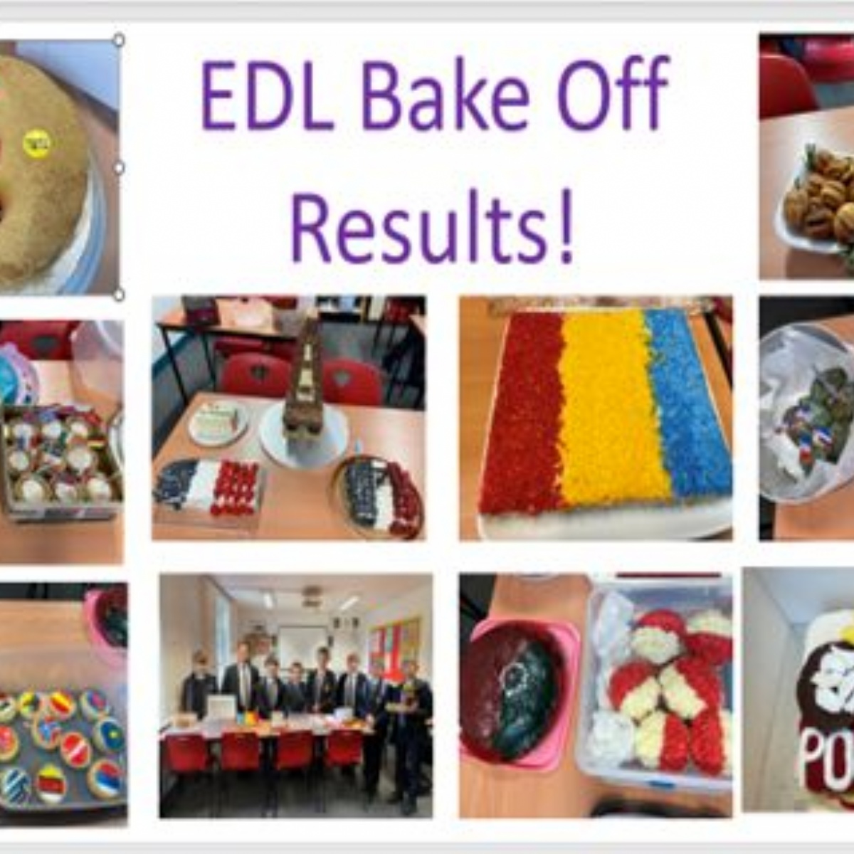 Carre's Grammar School - European Day of Languages Bake Off Competition
